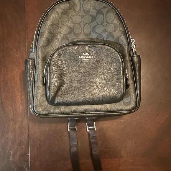Coach | Bags | Coach Court Backpack Black | Poshmark